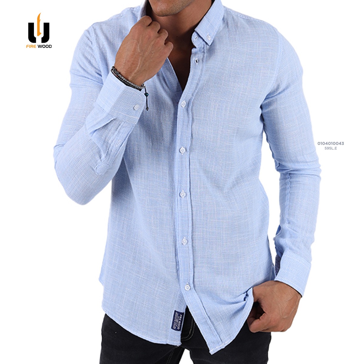 Firewood basic Shirt -L.Blue