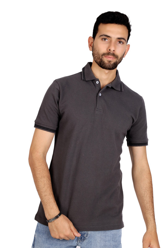 basic polo|d.grey